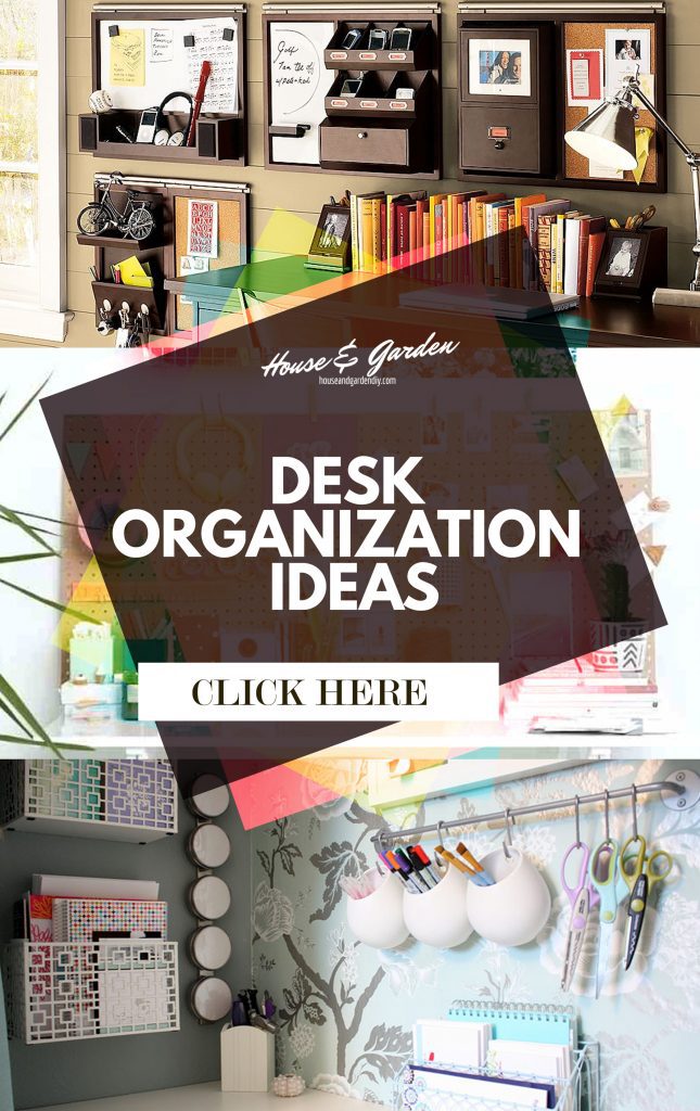 15+ Desk Organization Ideas (Working Desk Organization Tips) – Make ...