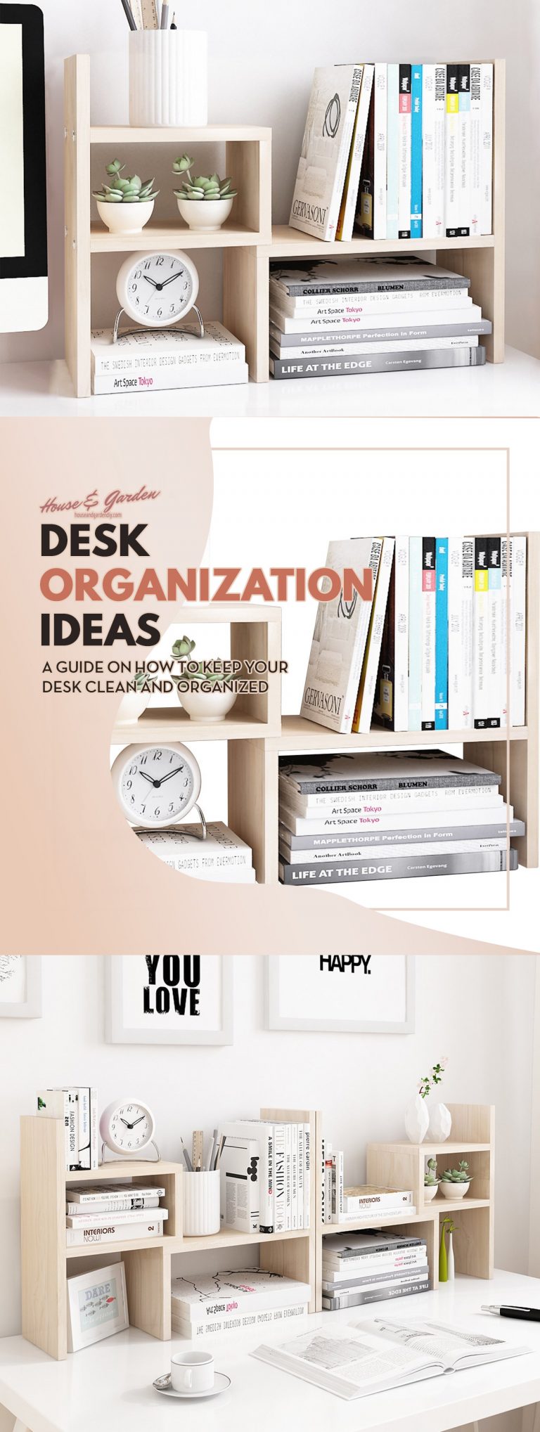 15+ Desk Organization Ideas (Working Desk Organization Tips) – Make ...